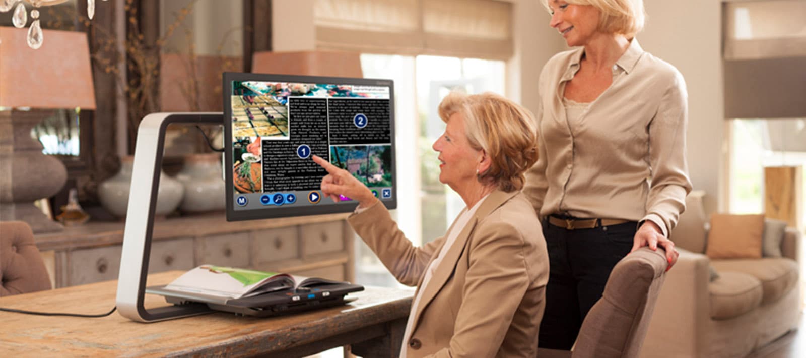 Optelec ClearView+ speech - LOW VISION KREIS BERLIN